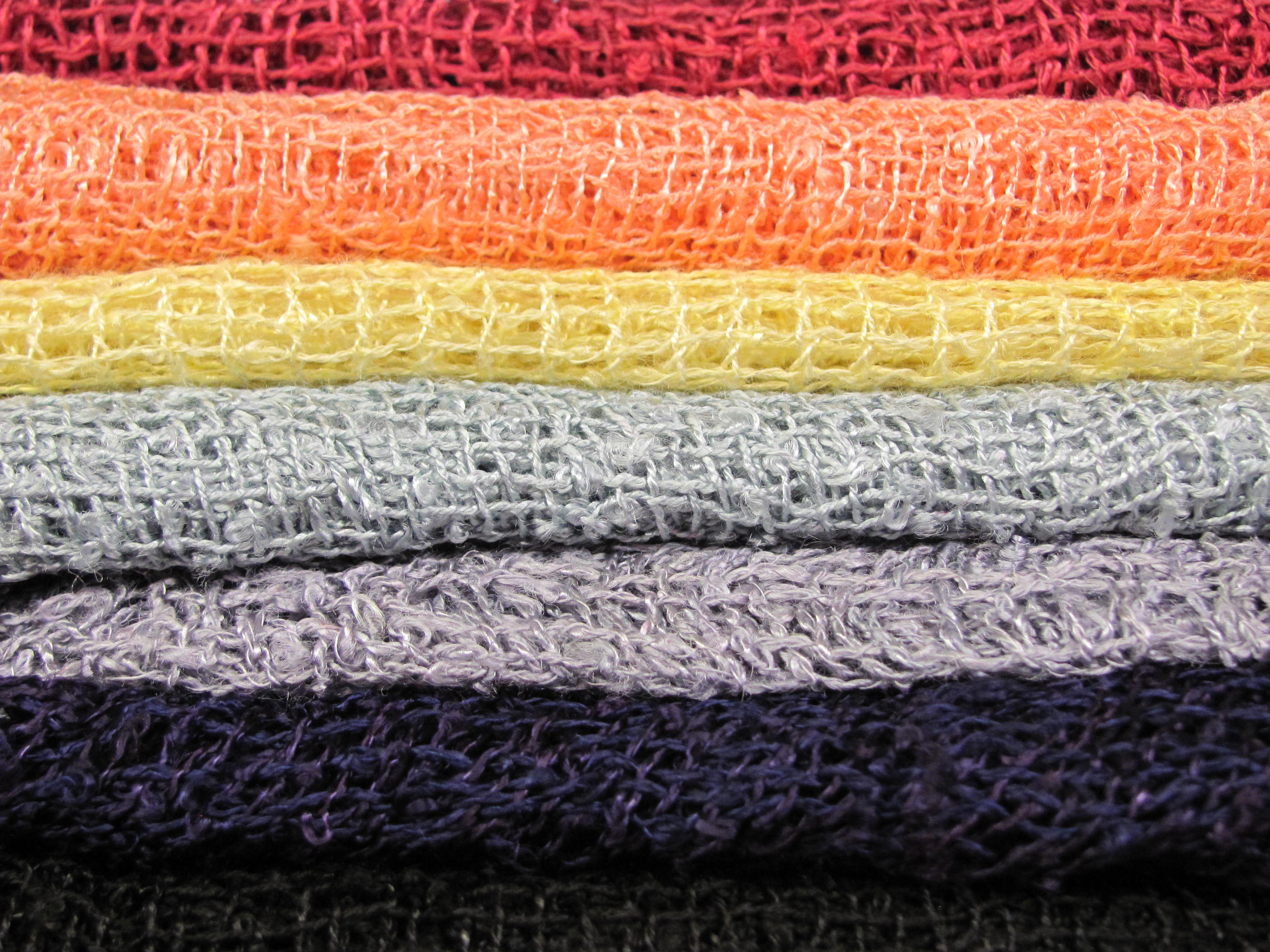 100% Natural Raw Silk Open-Weave Scarf - Little Moon Tibetan Gift Shop